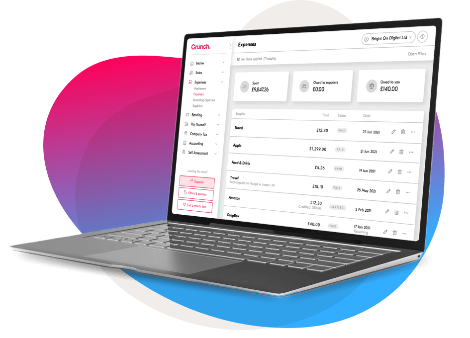 Quick Expense Management | Crunch