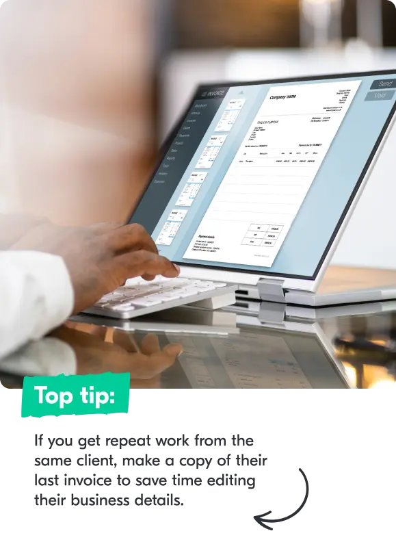 Free blank invoice template (UK) | Crunch