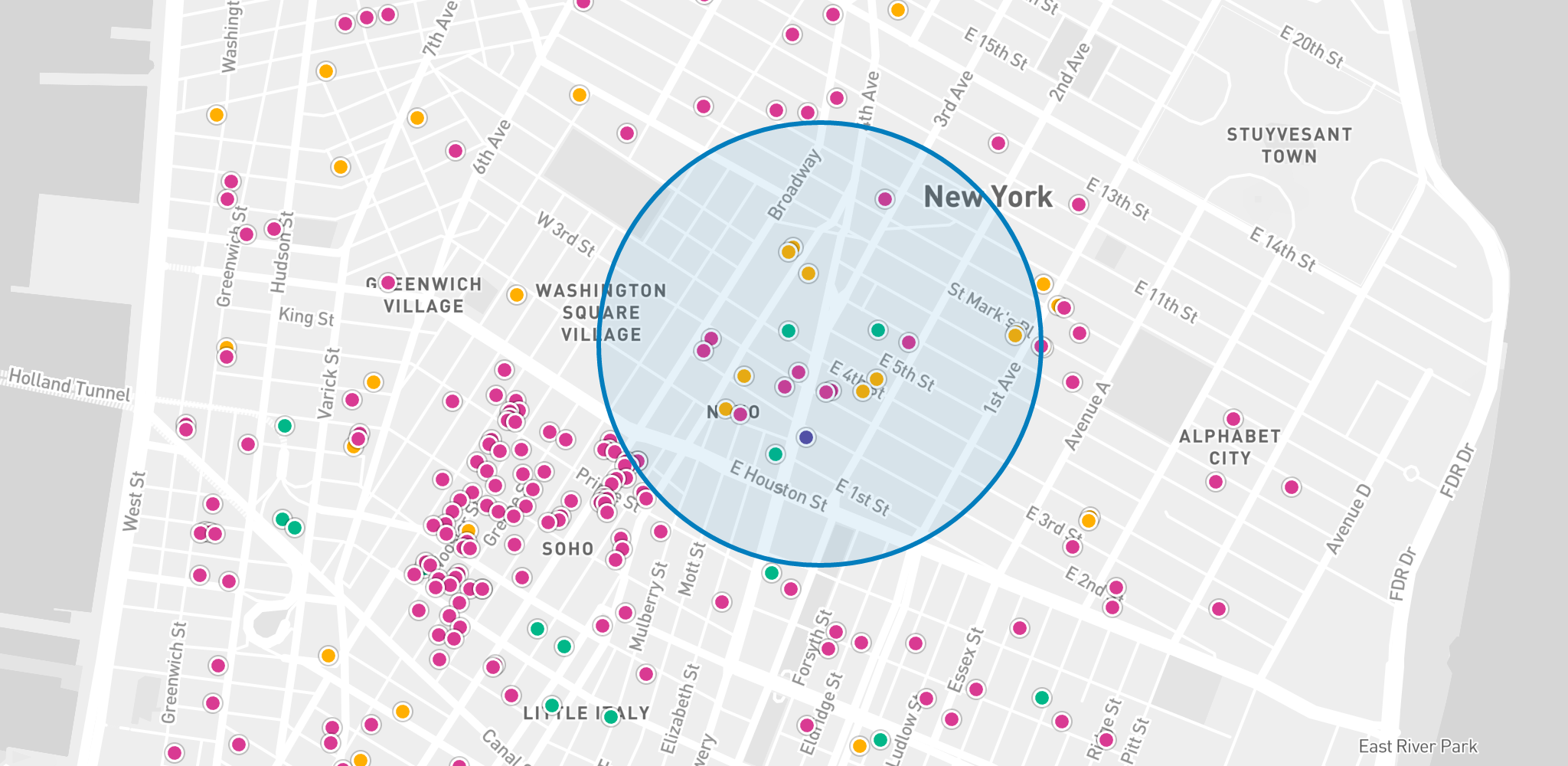 How To Draw A Radius On A Map Blog