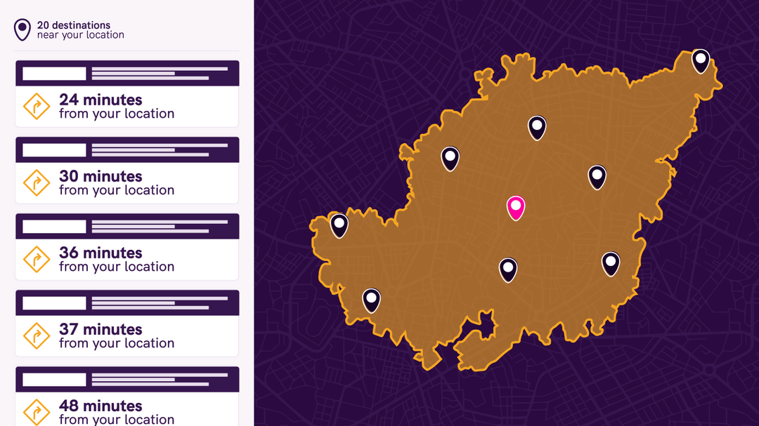 Isochrone Map Generator: How to Create Travel Time Maps | Blog