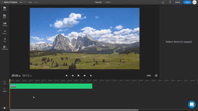 Cut/Trim, Move and Delete | Flixier Online Video Editor
