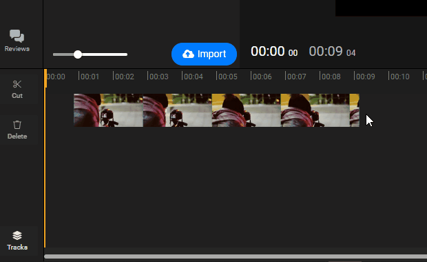 Cut/Trim, Move and Delete | Flixier Online Video Editor