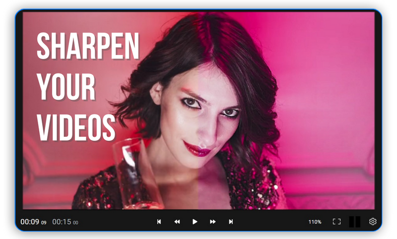 How to sharpen a video | Simple, Online Video Editor | Flixier