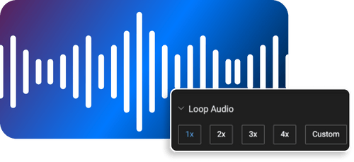 Audio Looper - Loop music, audio recordings and sounds