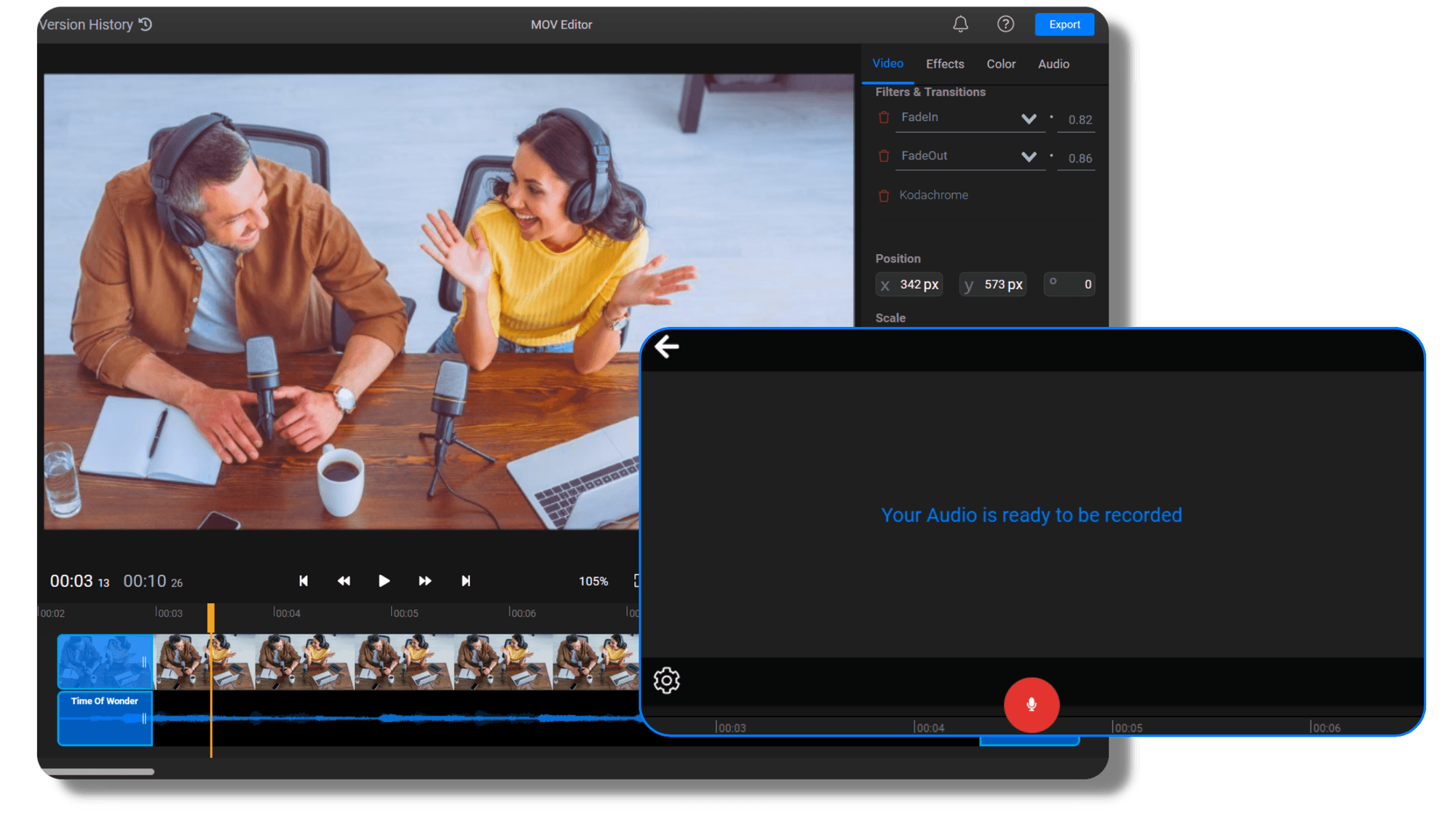 Audio Dubber - Dub Your Videos Online Easily
