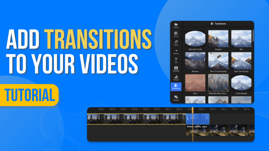 Create a Dissolve Transition with Our Online Video Editor