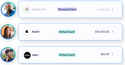 Virtual credit cards for businesses | Extend