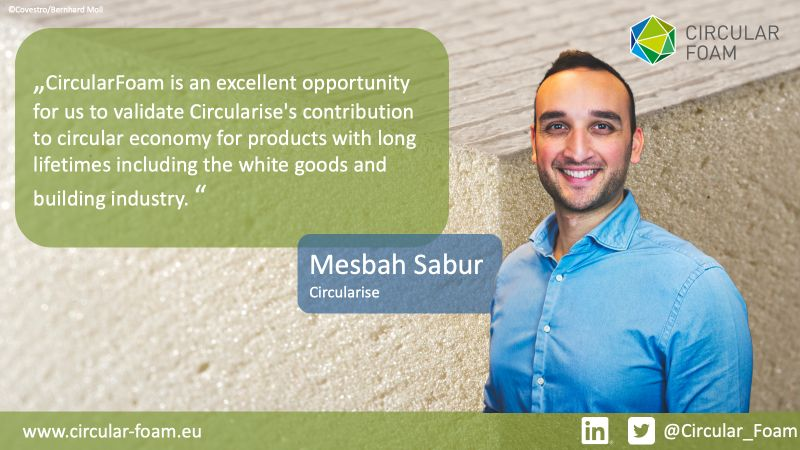 Territorial circular ecosystems for end-of-life foam (Circular Foam) Circularise