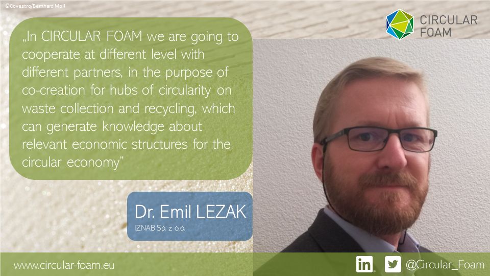 Territorial circular ecosystems for end-of-life foam (Circular Foam) Circularise