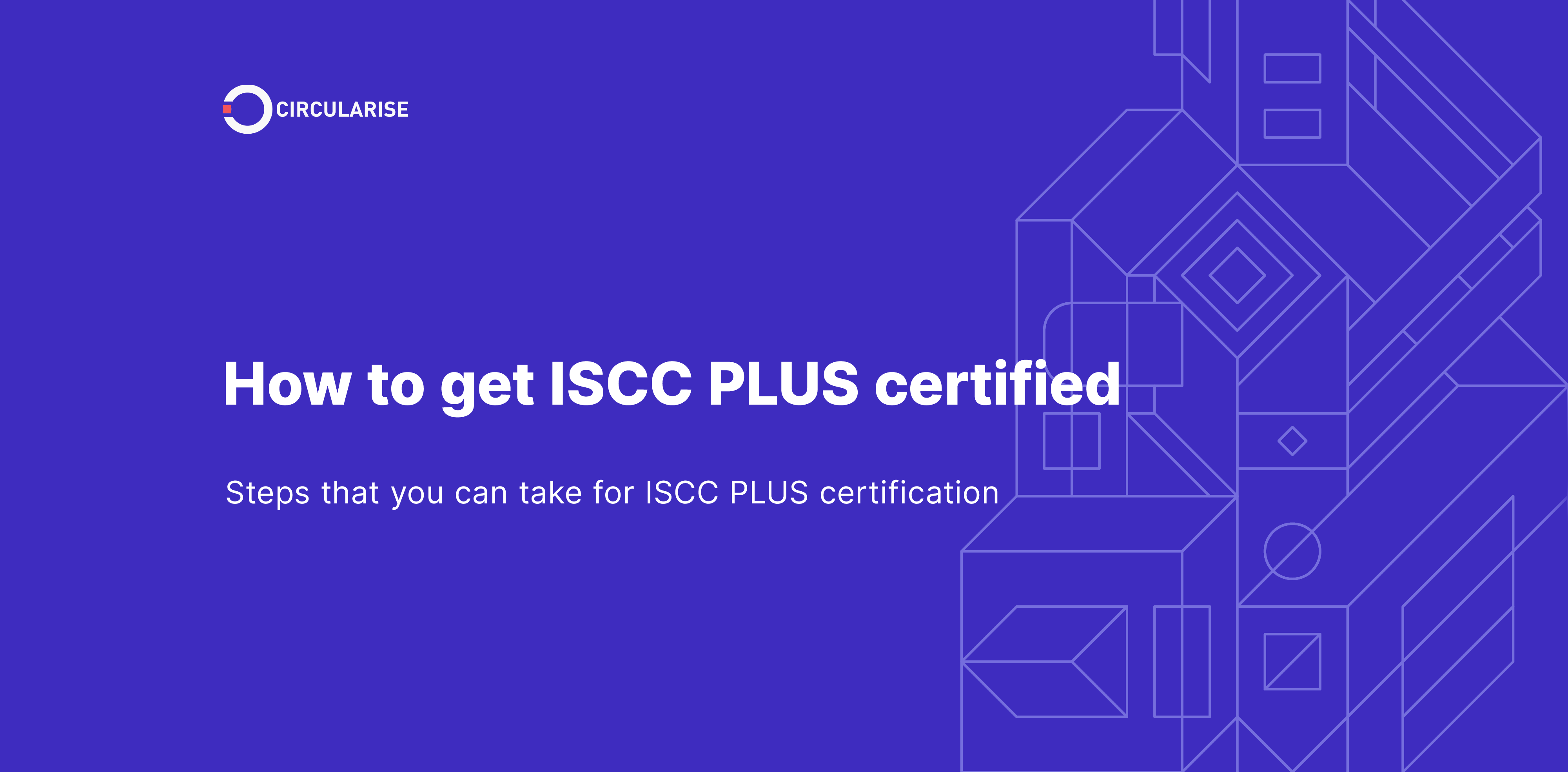 How to get ISCC PLUS certified