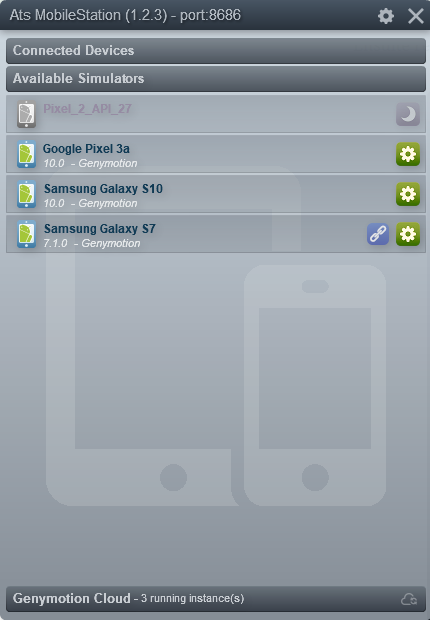 Genymotion cloud | Agilitest Documentation