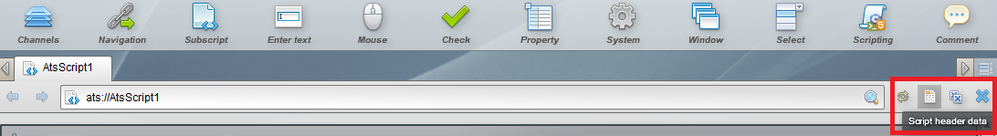 Scripts headers | Agilitest Documentation