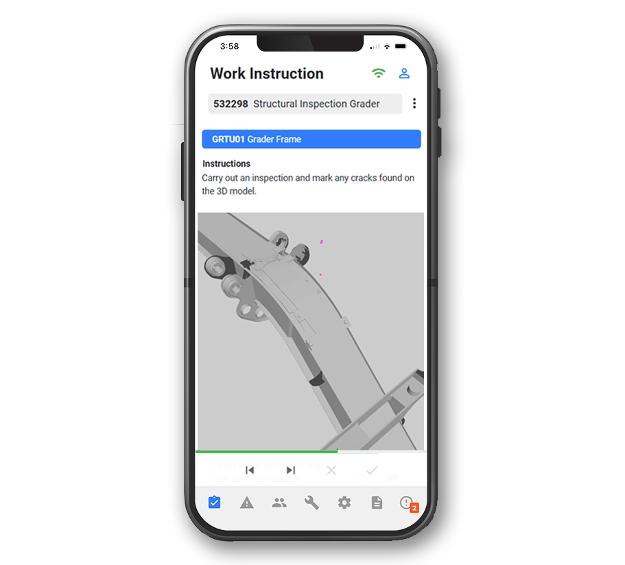 Mobile Inspections and Work Instructions