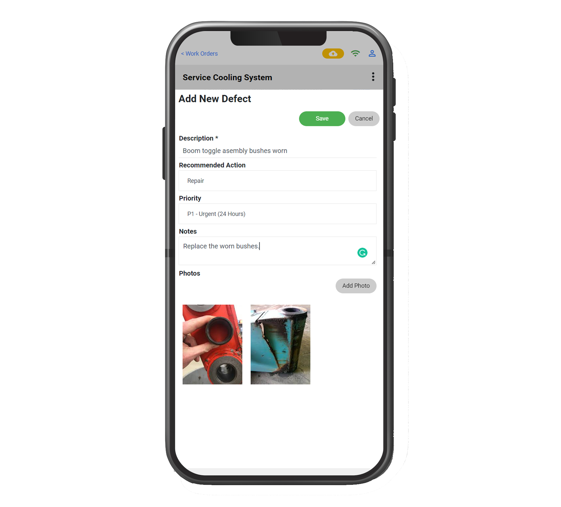 Mobile Inspections and Work Instructions