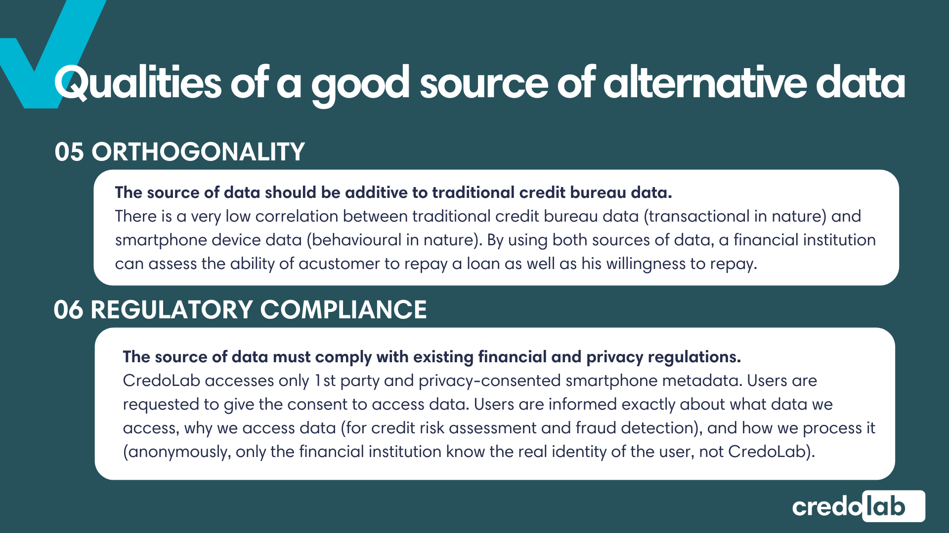 Infographic: Qualities of a Good Source of Alternative Data