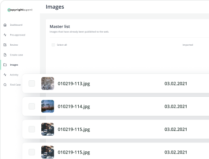 Image Protection — Copyright Agent — Originality, Always.