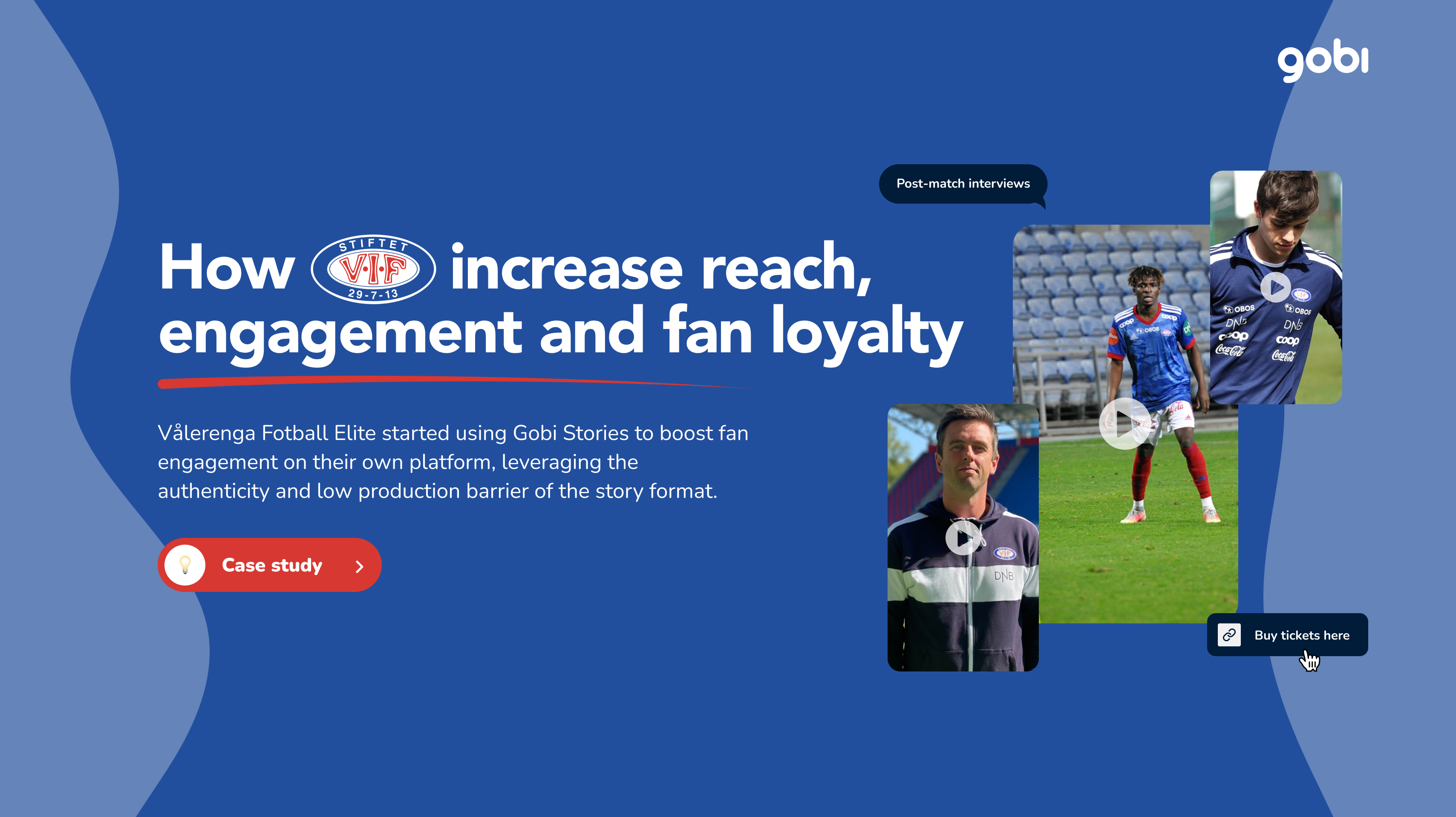 Gobi partner up with VIF to use stories for sports fan engagement