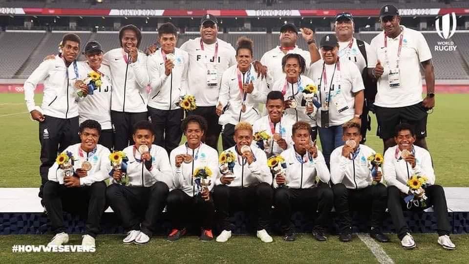 Team Fiji Rugby Sevens Womens Win Bronze | FASANOC