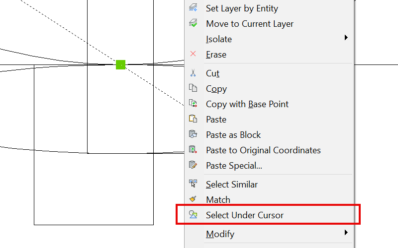 CAD Concepts: Context Menus
