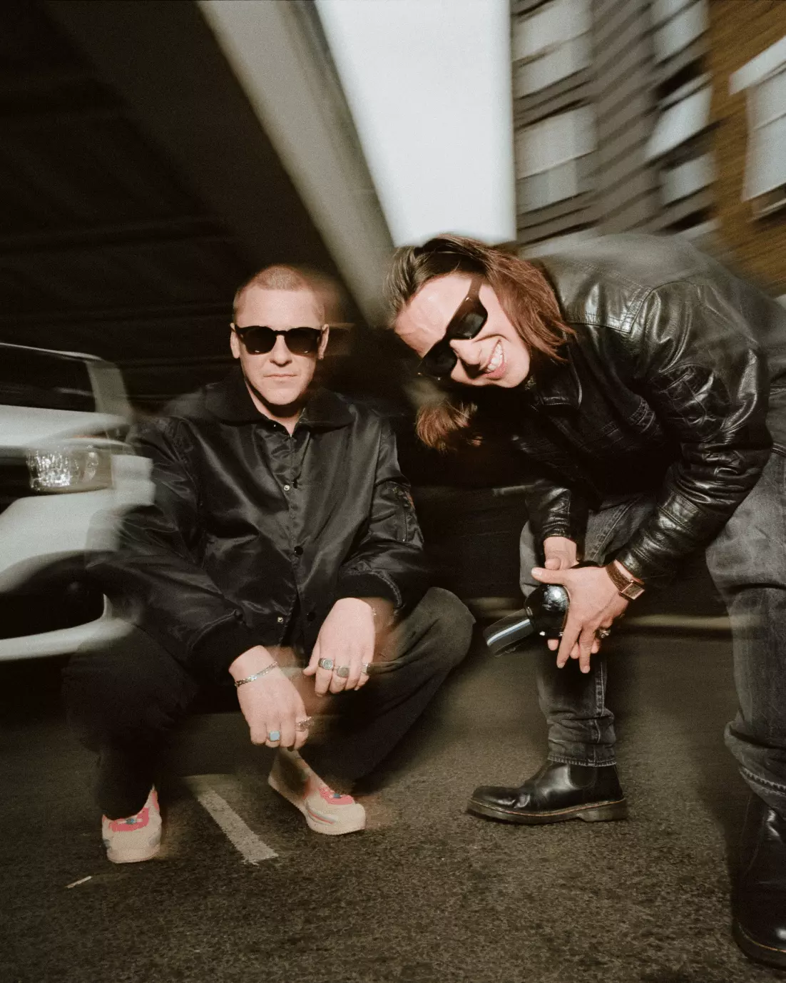 Meeting with the English band Jungle for their album "Volcano"