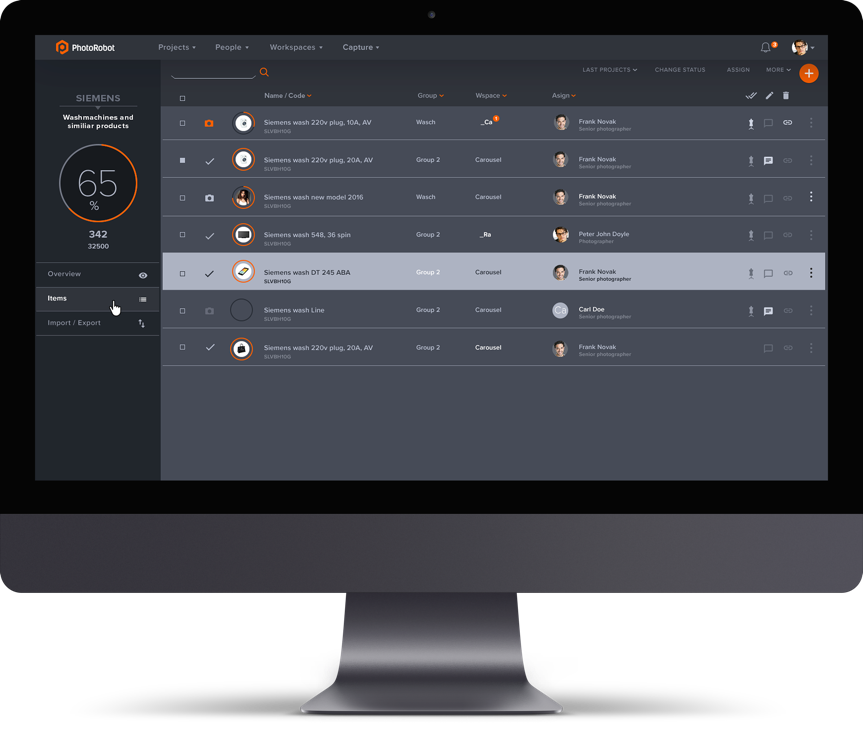 PhotoRobot Controls - Product Photography Software Suite