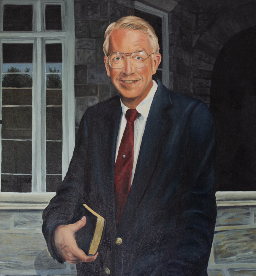 Portrait of George C. Fuller in Machen Hall
