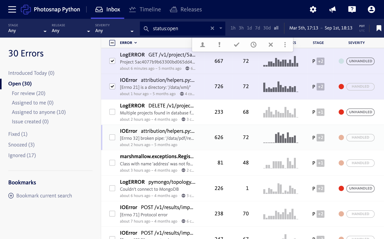 Detect Exceptions In Your Flask Applications Bugsnag Platform