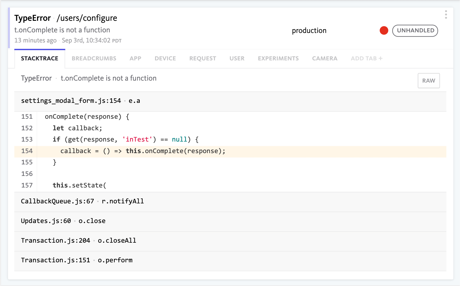 Web App Monitoring Software | BugSnag