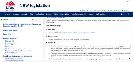 What is Security of Payment Act and How It Affects Construction Contracts
