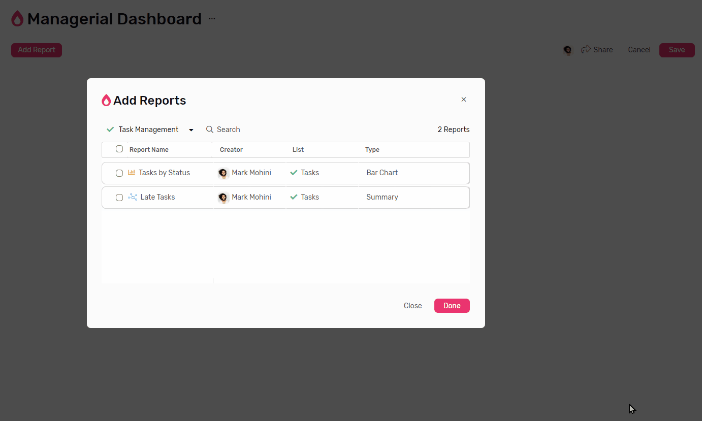 Workiom Help Center | Dashboard