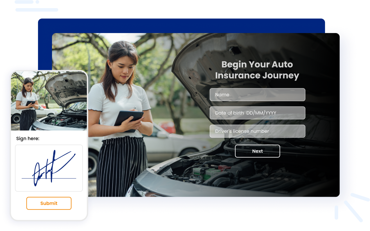 Auto Insurance Registration | EasySend