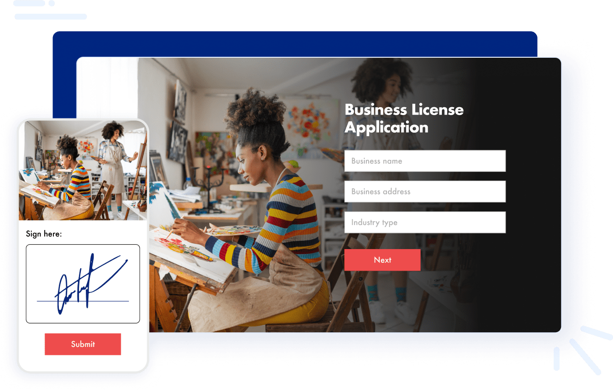Business License Application | EasySend