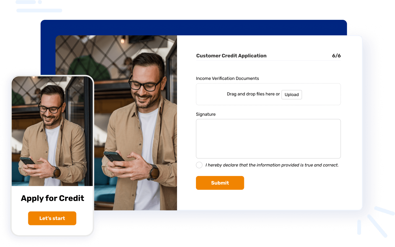 Customer Credit Application | EasySend