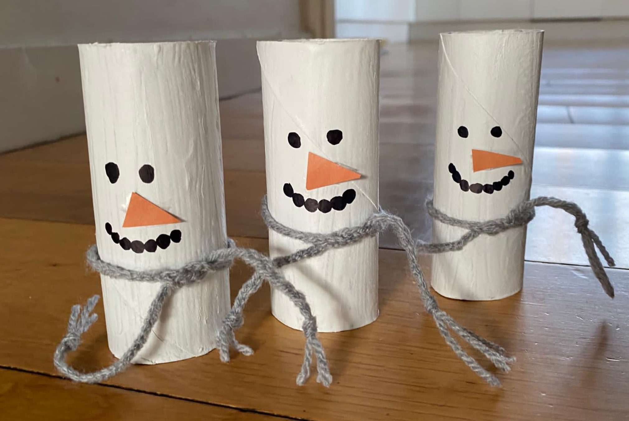 Snowman bowling pins | Camp Beaumont