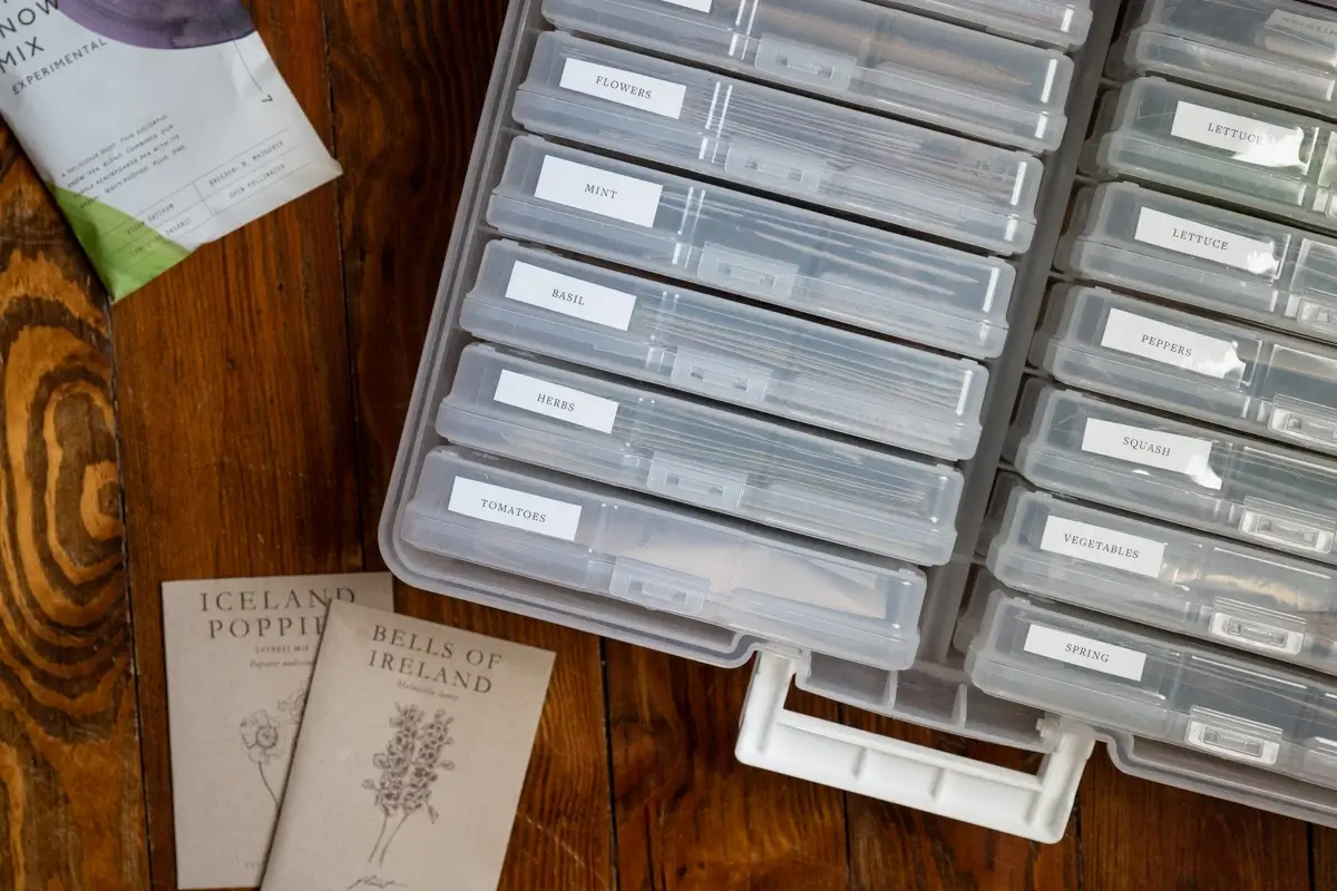 Best Seed Containers and Organizer + Free Labels