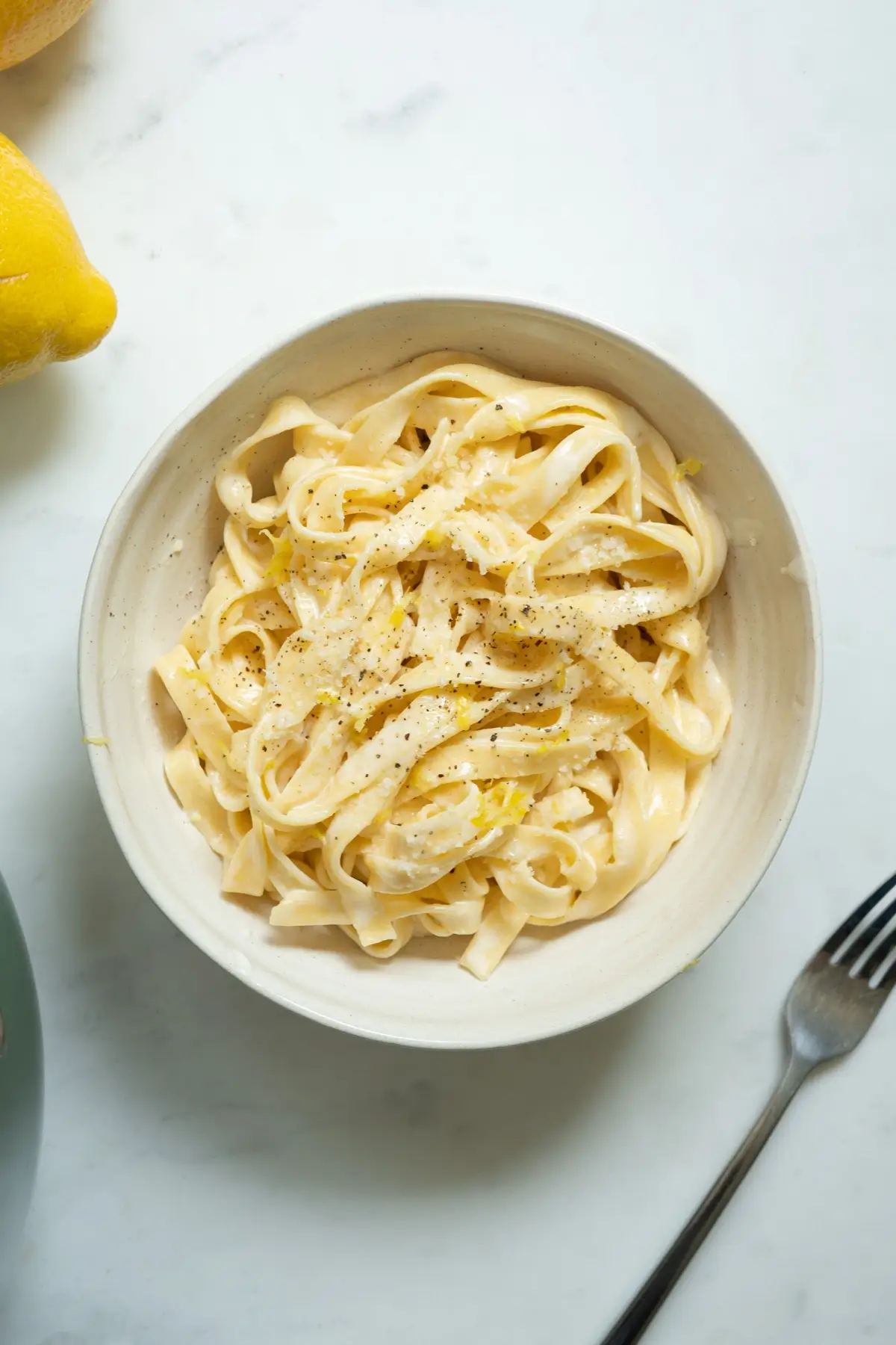Creamy One Pot Lemon Pasta - Delicious Easy Recipe