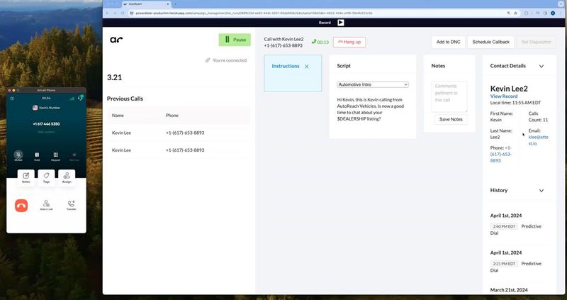 The Intelligent Outbound Dialer for Aircall