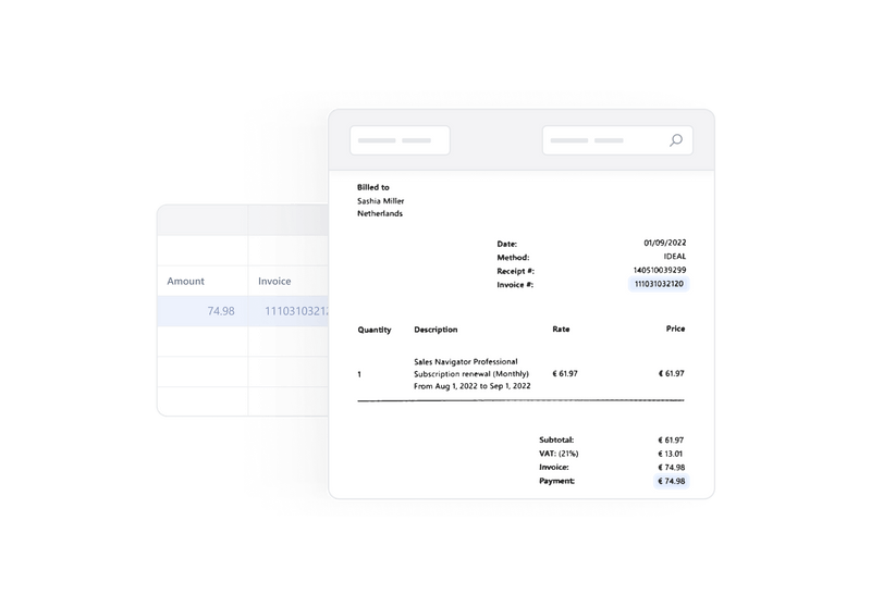 Financial Control Processing Invoices