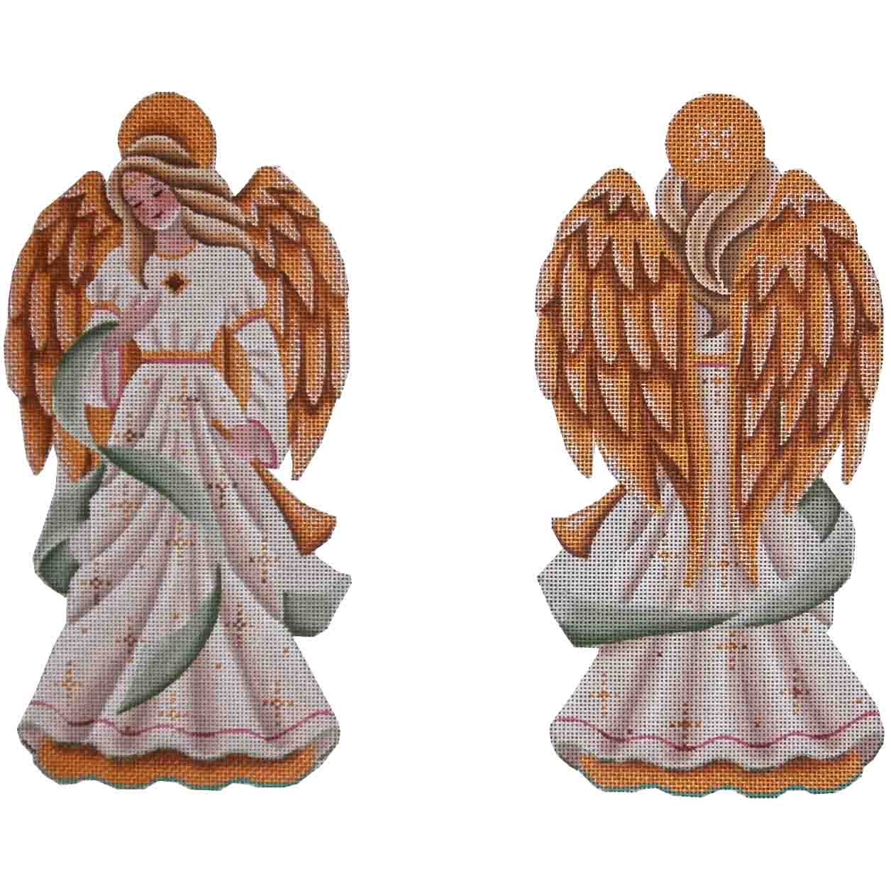 Hand Painted Tree Toppers Needlepoint