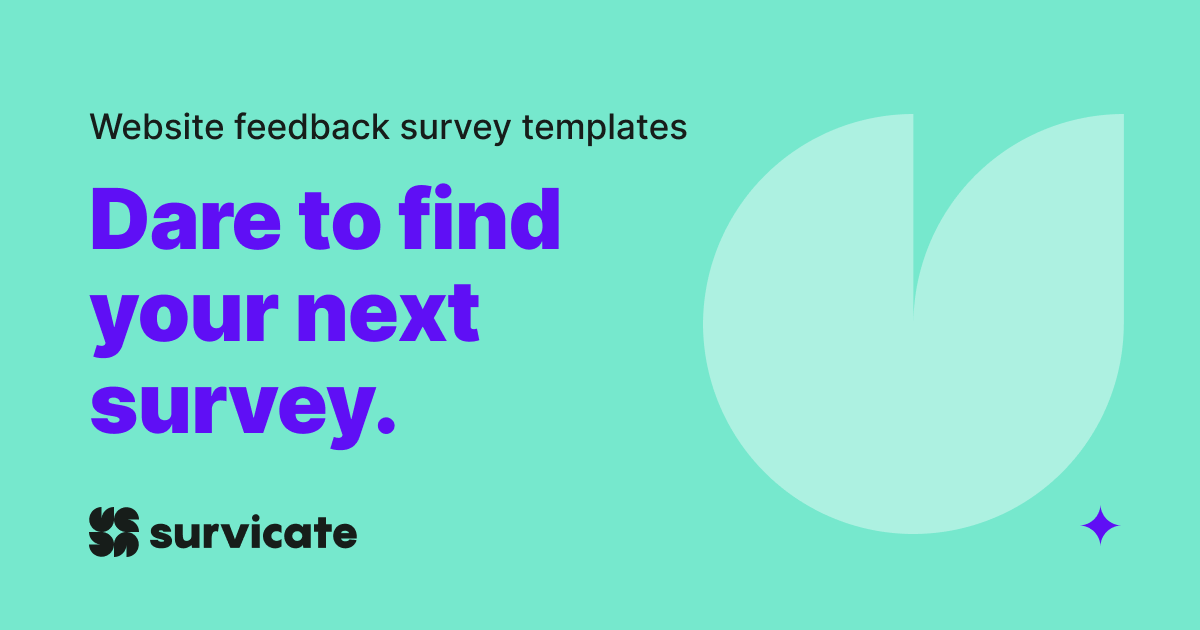 Website feedback survey templates and questionnaire examples :rocket ...