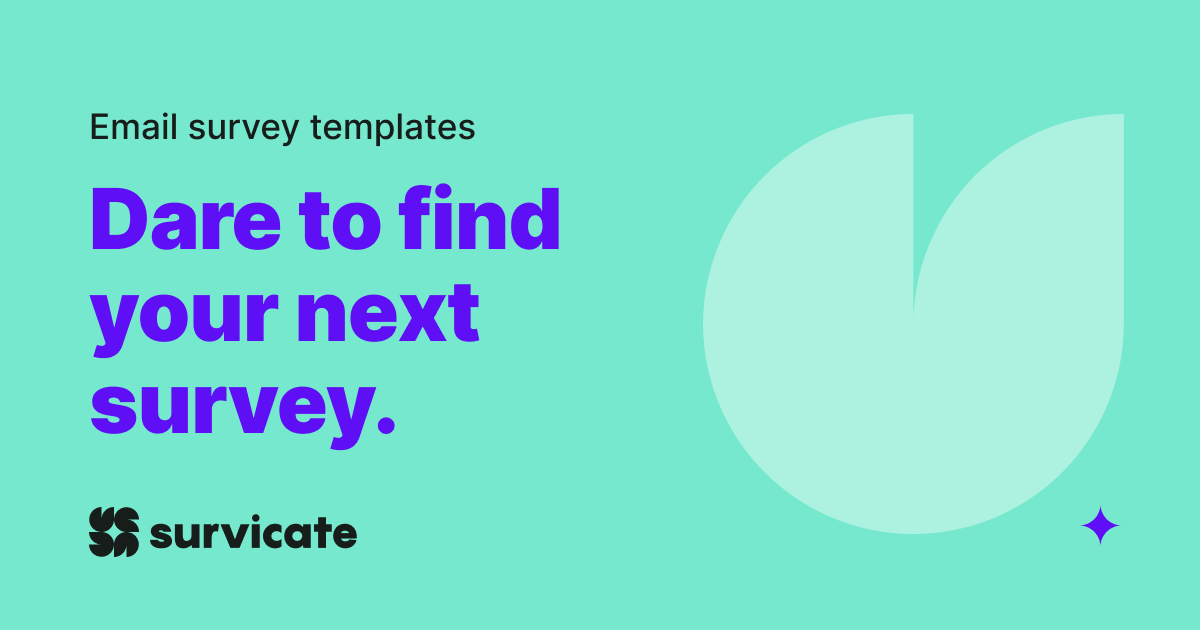 Email survey templates and questionnaire examples :rocket: Survicate