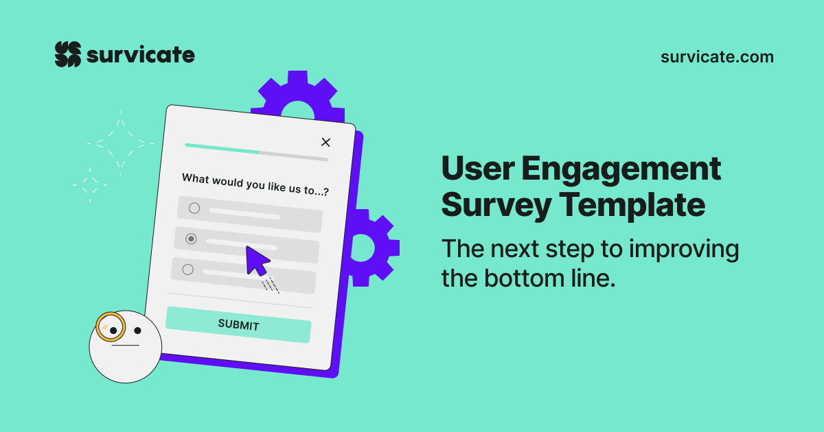 User engagement survey template 🚀 Survicate
