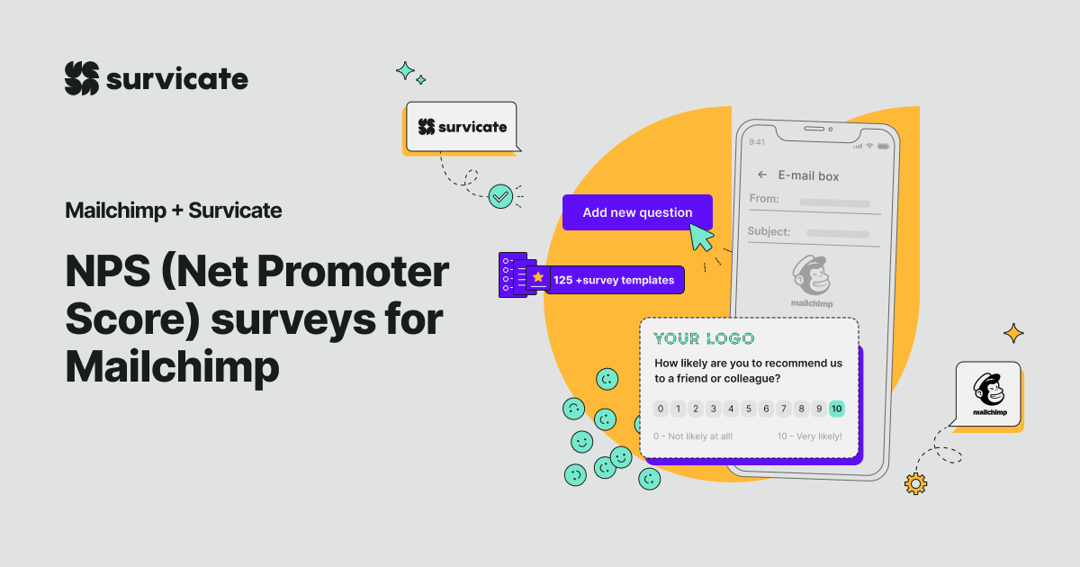 NPS tool for Mailchimp | No Code Integration. Try Free