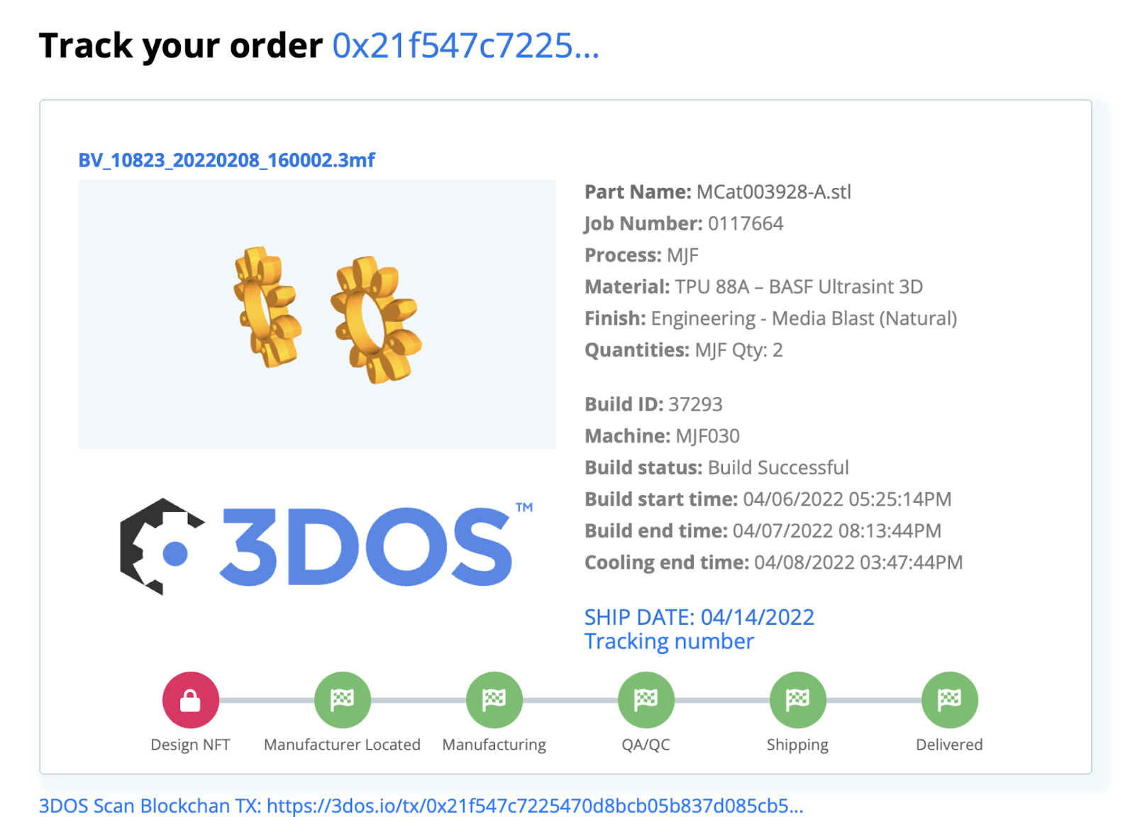 Announcing 3DOS The Future of Decentralized Manufacturing