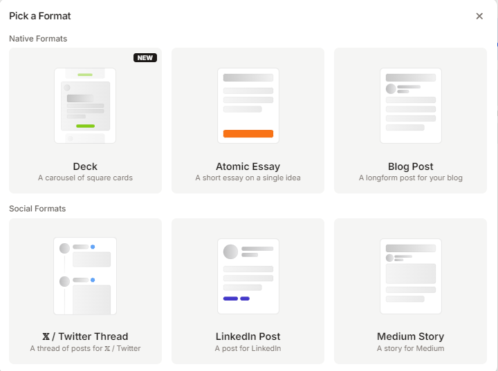 Repurpose Your X Content On LinkedIn With Typeshare Decks
