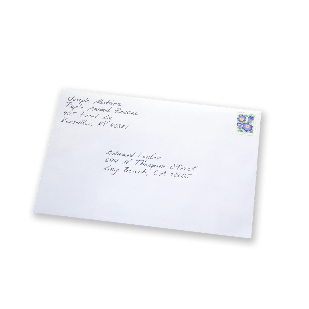 Handwritten Card & Envelope