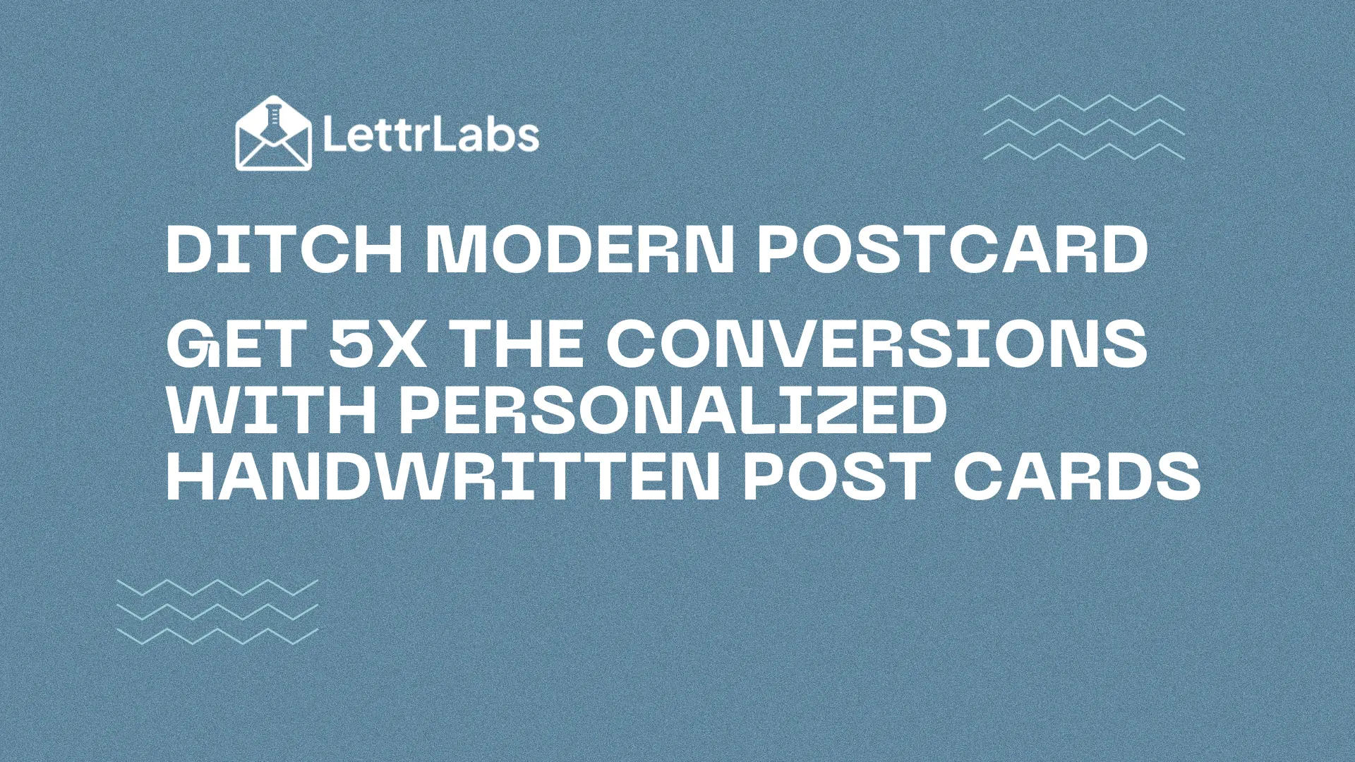 Get 5x the conversions With Personalized Handwritten Post Cards and ...