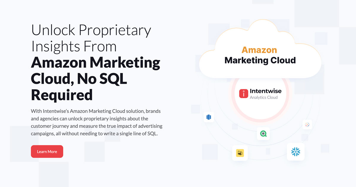 Intentwise | Use Amazon Marketing Cloud Without Knowing SQL