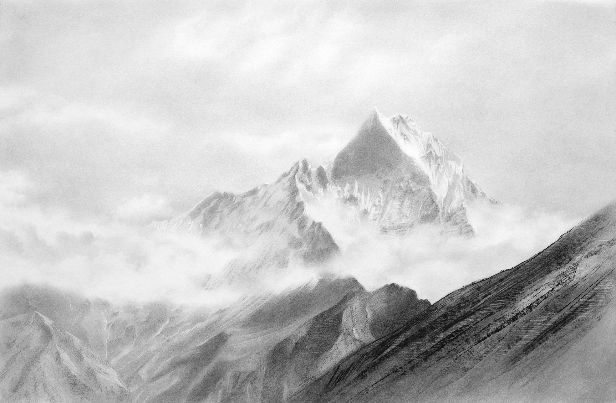 Machapuchare, Art by Sophie Coe