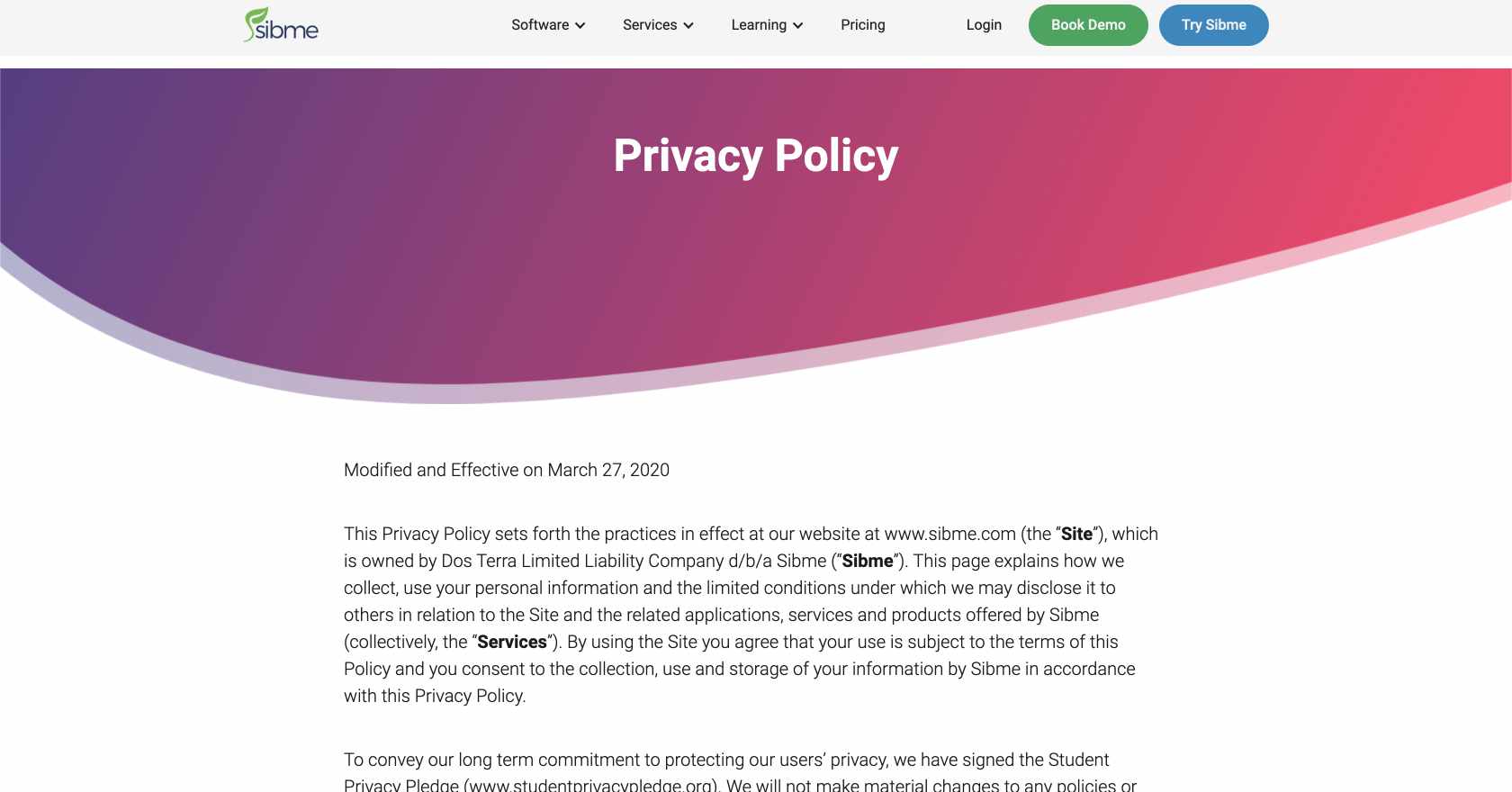 Privacy Policy